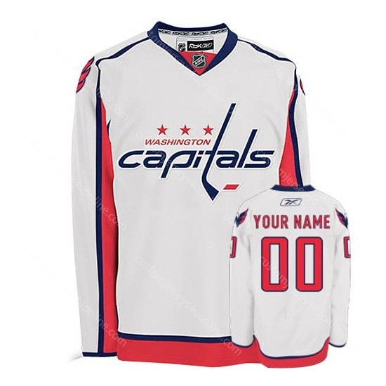 Reebok Washington Capitals Men's Customized Premier White Away Jersey ... Reebok Washington Capitals Men's Customized Premier White Away Jersey ...